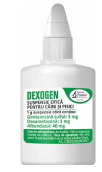 DEXOGEN 20 ml - Ear Drops for Dogs and Cats