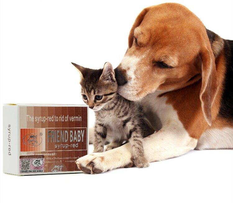 Syrup Black/Red Puppy Oral Suspension Dewormer 50ml ( Drontal Alternat